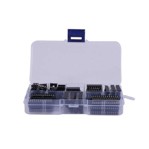 66Pcs Lot DIP IC Sockets Adaptor Solder Type Socket Kit 6 8 14 16 18 20