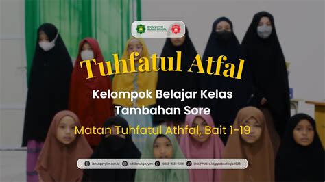 Kelas Tambahan Matan Tuhfatul Atfal YouTube