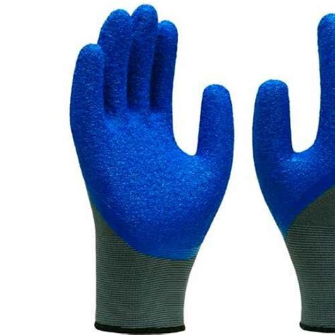 12 PARES LUVA LATEX CORRUGADO 1005 CA 32035 SUPER SAFETY AGos
