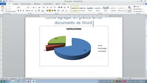 Descubrir 71 Imagen Como Hacer Graficas De Pastel En Word Con