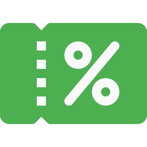 쿠폰 무료 상업개 아이콘