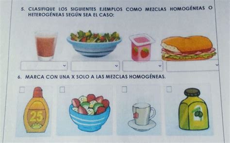 Clasifique Los Siguientes Ejemplos Como Mezclas Homog Neas O