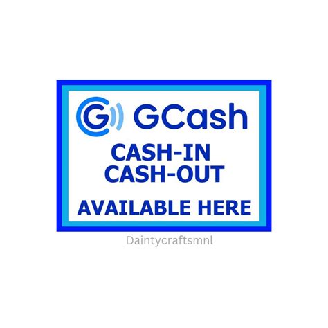 Gcash Signage A4 Size Laminated Shopee Philippines