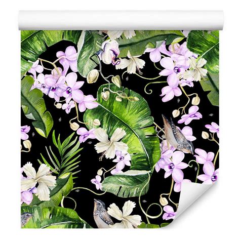 Tapeta Do Salonu Storczyki Natura Kwiaty Rośliny TapetyOnline pl