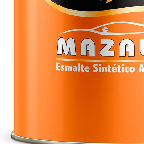 Tinta Mazalux à Base de Resina Cinza Chassis 900ml MAZA 12887
