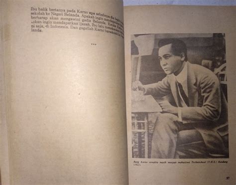 Buku BUNG KARNO MASA MUDA Buku Alat Tulis Buku Di Carousell