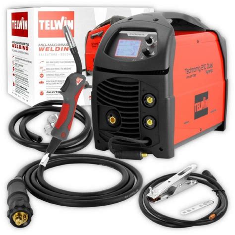 Welding Inverter Telwin Technomig 210 Dual Synergic