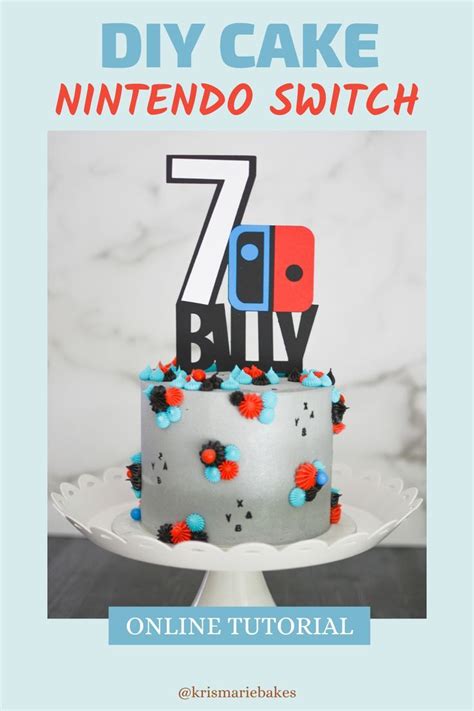 Nintendo Switch Cake Cake Nintendo Cake Diy Cake