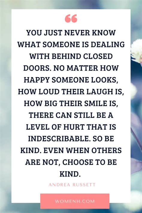 20 You Never Know What Someone Is Going Through Quotes WomenH