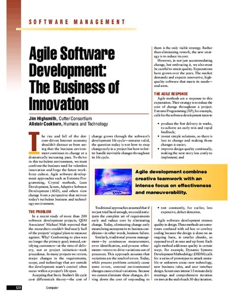 pdf agile software development the people factor alistair cockburn