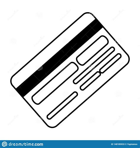 Dise o Aislado De La Tarjeta De Cr dito Ilustración del Vector