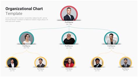 Free Org Chart In Powerpoint Template Trekdsae