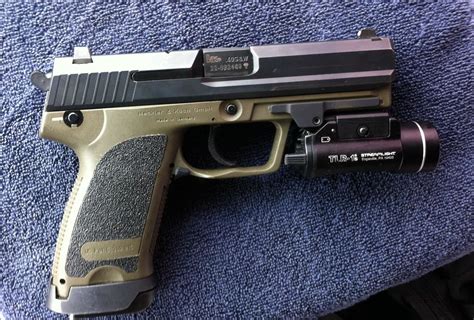 HK USP 40 Custom Combat OD Green Frame For Sale