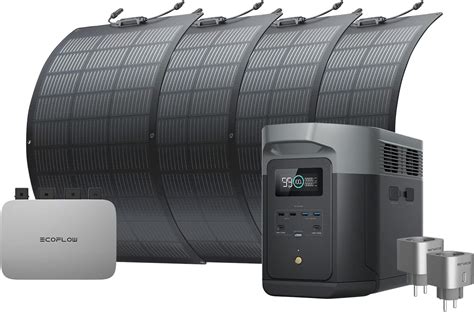 Kit solaire balcon EcoFlow PowerStream micro onduleur relié au réseau