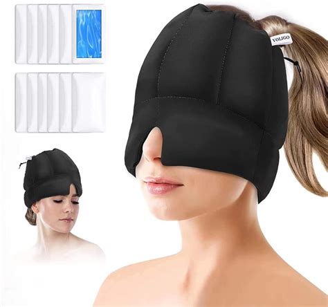 Wearable Gel Ice Headache Relief Headband Long Lasting Cooling