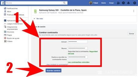 Cómo cambiar tu contraseña de Facebook y otras cuatro medidas para
