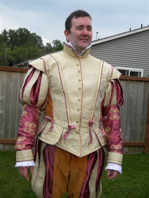 Men S Renaissance Tudor Elizabethan Doublet Paned Etsy