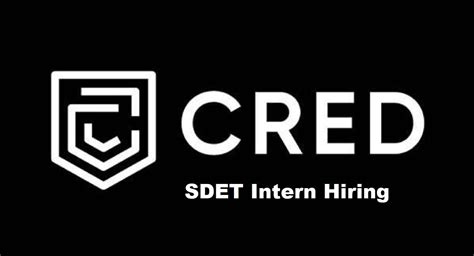 Cred Mass Hiring SDET Frontend Intern Freshers And New Grads
