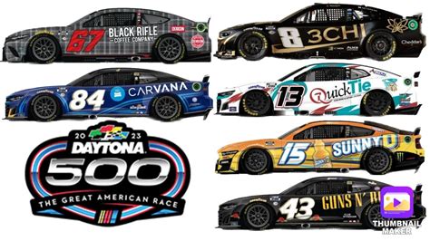 Nascar Cup Series 2023 Daytona 500 Paint Scheme Review YouTube