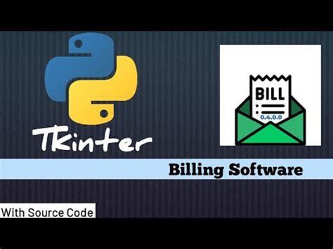 Billing System Using Python And Tkinter Project Tkinter Python