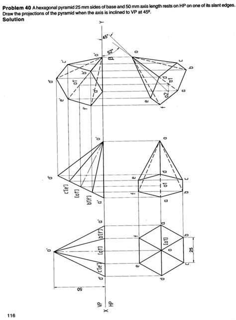 Projection Of Solids Engineering Graphics PDF