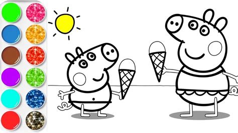 Coloriage Peppa Pig Imprimer Skolka Skubin