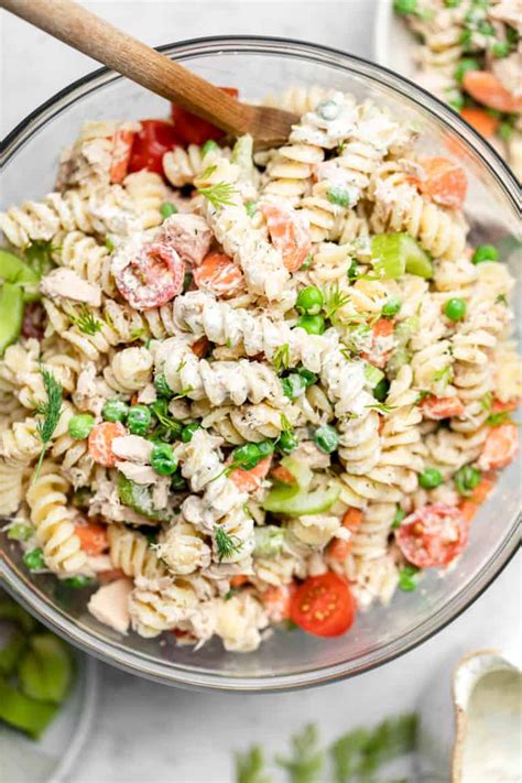 Healthy Tuna Pasta Salad Erin Lives Whole