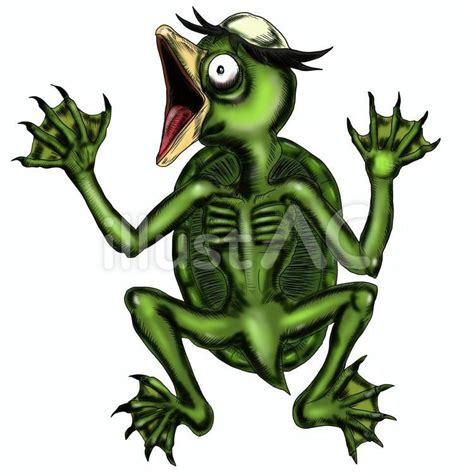 10000ダウンロード済み 河童 イラスト 858431 河童 イラスト かわいい