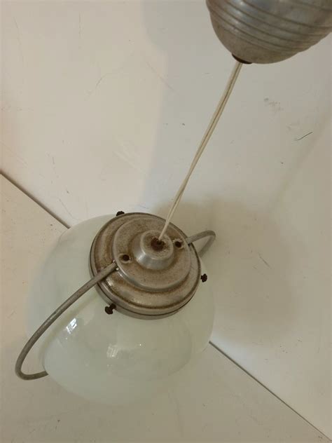 Aluminum And Opaline Lighting Brikbroc Online Flea Market