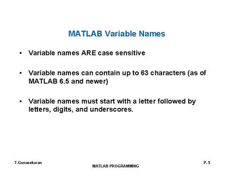 matlab programming matlab tutorial dr gunasekaran thangavel lecturer