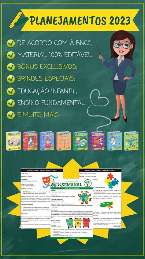 Planejamentos de aula bncc 2023 educaÇÃo infantil e ensino fundamental