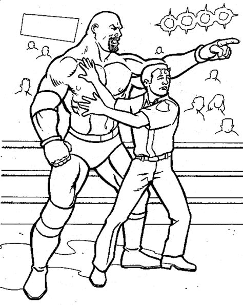 Printable Wwe Coloring Pages