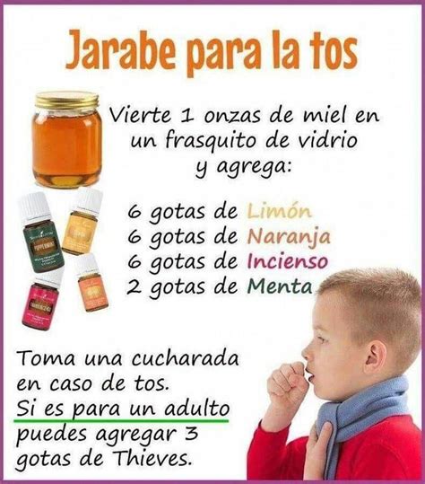 Jarabe Para La Tos Aceites Esenciales Para La Tos Recetas De Aceites