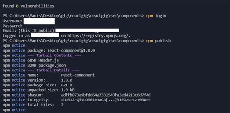 How To Publish A ReactJS Component To NPM GeeksforGeeks