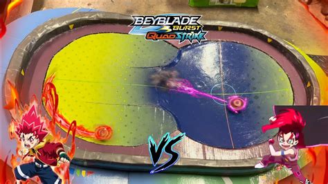 Divine Belfyre Vs Stellar Hyperion Beyblade Burst Quadstrike