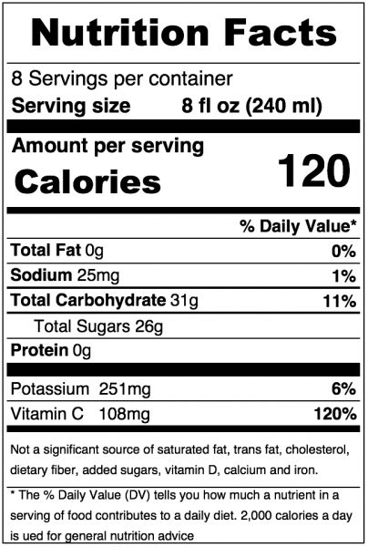 Apple Juice Nutrition Information Besto Blog