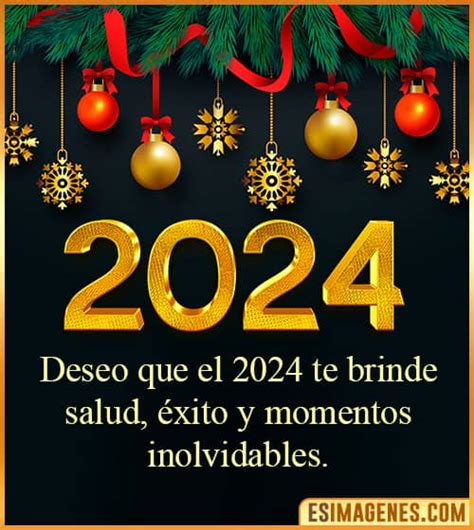 Tarjetas de Año Nuevo 2024 para WhatsApp Facebook e Instagram