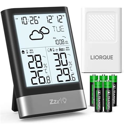 lll Funk Wetterstation mit Außensensor hygrowelt de