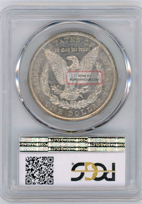 1878 7tf 1 Reverse Of 1879 Morgan Silver Dollar Pcgs Au55