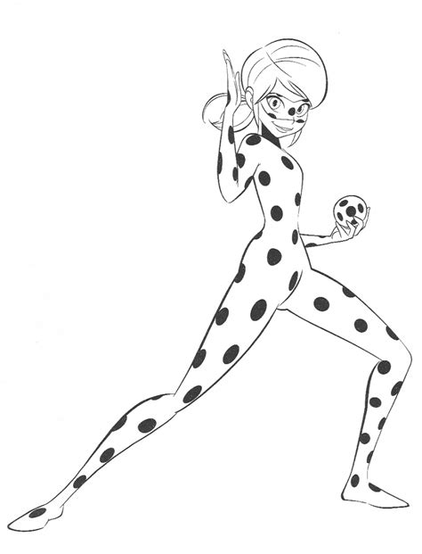 Printable Miraculous Ladybug Coloring Pages