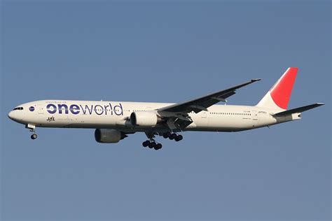 JAL Japan Airlines Oneworld Livery JA752J Boeing 777 346 At Tokyo