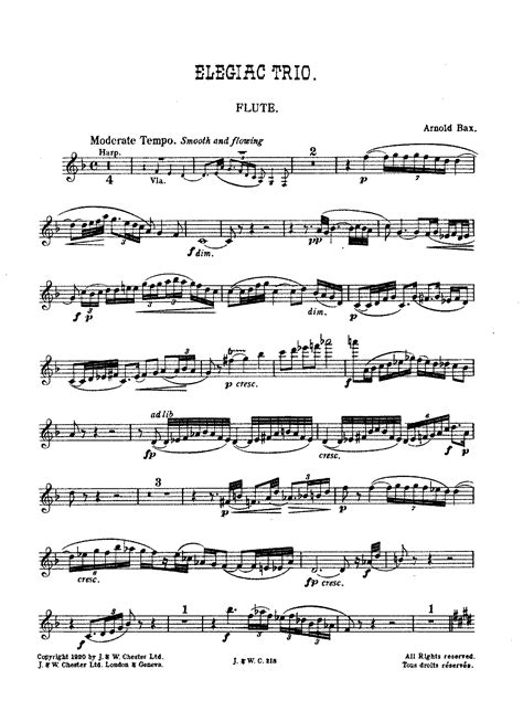 Elegiac Trio Gp Bax Arnold Imslp