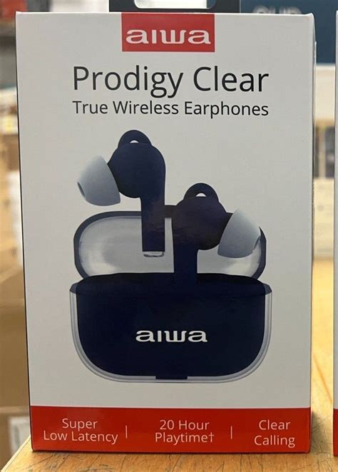Aiwa Prodigy Clear True Wireless Earphones Hour Playtime Ipx Low