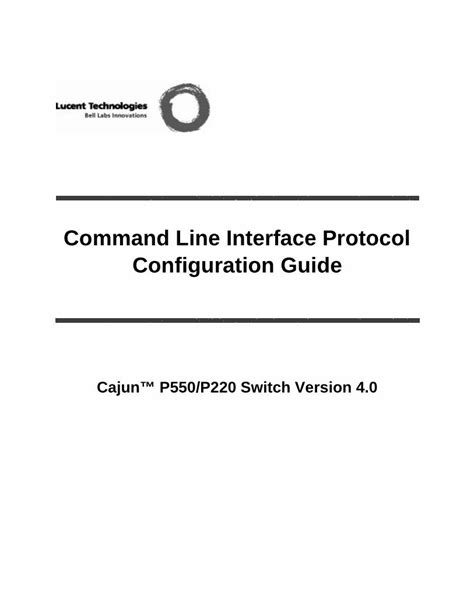 pdf command line interface protocol configuration guide dokumen tips