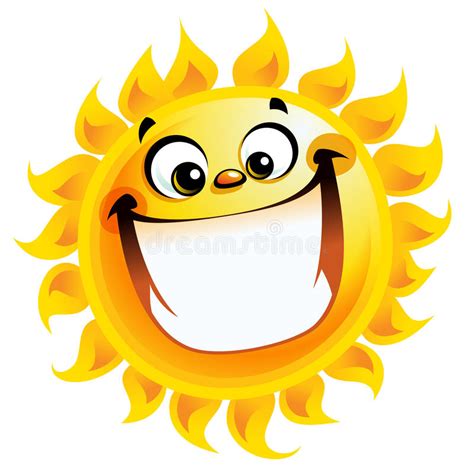 Sorriso Entusiasmado Do Car Ter Do Sol Extremamente Feliz Do Amarelo