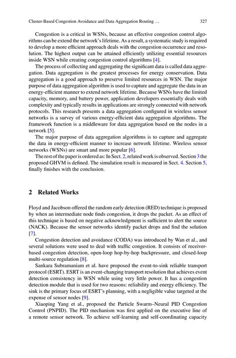 solution cluster based congestion avoidance and data aggregation routing in wireless sensor