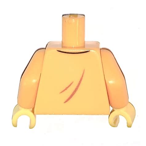LEGO Bright Light Orange Girl In Bright Light Orange Jacket Minifig