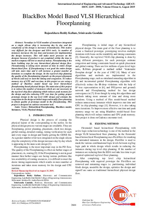 pdf blackbox model based vlsi hierarchical floorplanning srinivasulu gundala