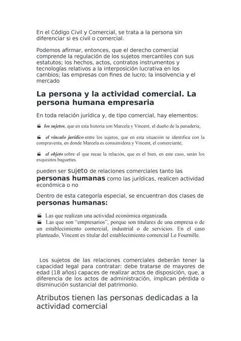 Derecho Privado Comercial Modulo 1 Y 2 En el Código Civil y Comercial