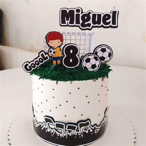 Aprender Sobre 50 Imagem Bolo Infantil De Futebol Br Thptnganamst Edu Vn